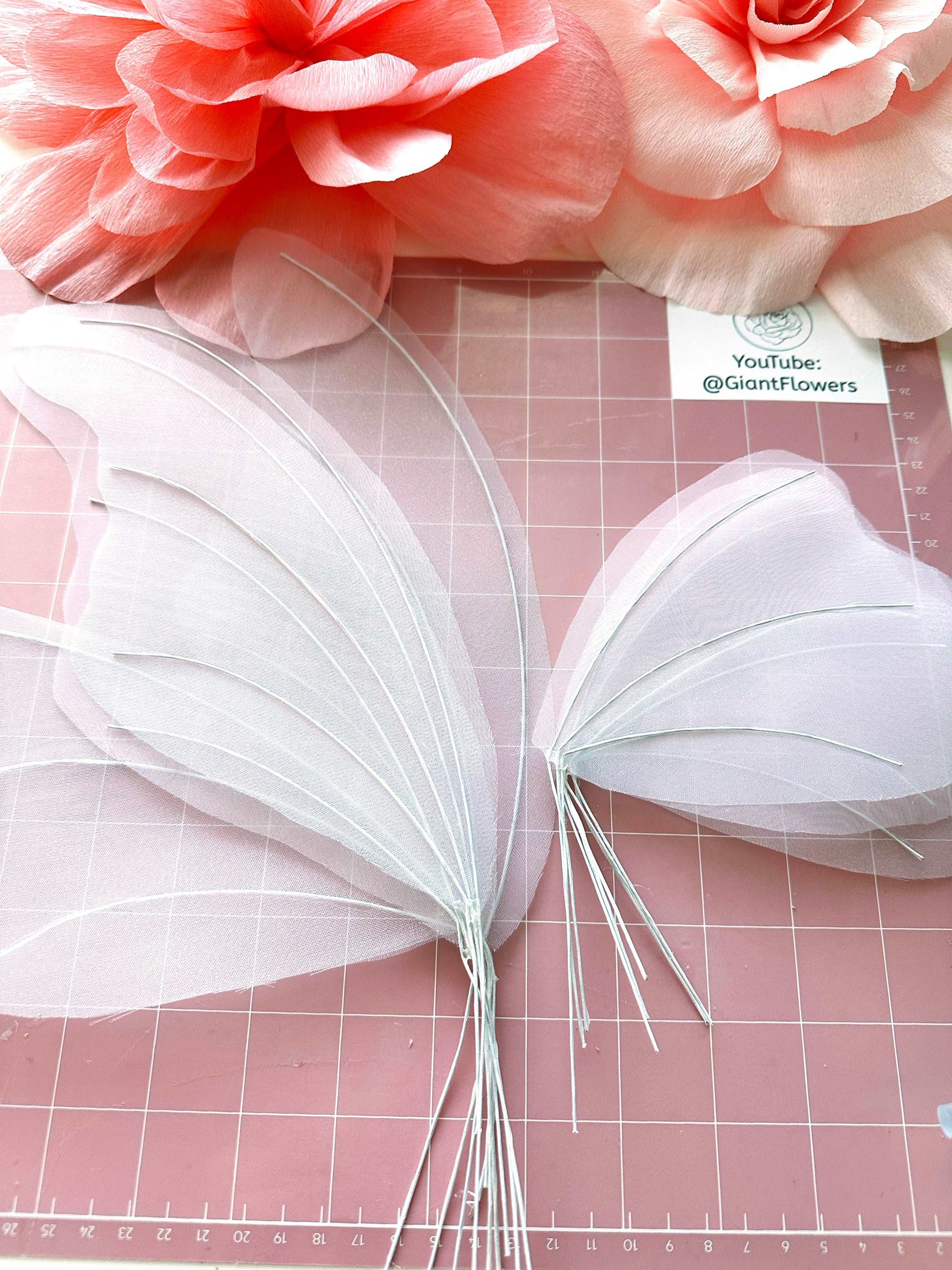 22 Gauge Extra Long White Floral Wire 31" (80cm) for Giant Flowers and ...