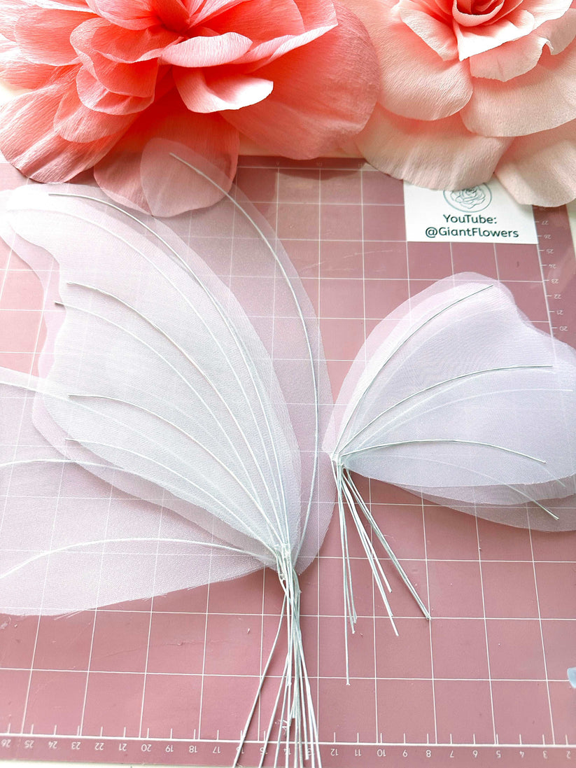 22 Gauge Extra Long White Floral Wire 31" (80cm) for Giant Flowers and ...