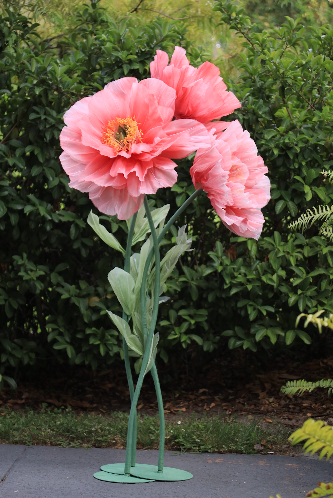 Set of 3 Giant Peonies – Silk Butterflies