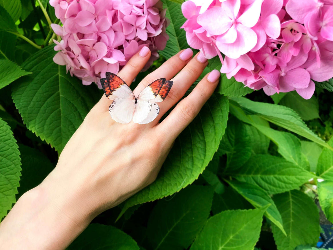 HANDMADE BUTTERFLY RINGS – Silk Butterflies