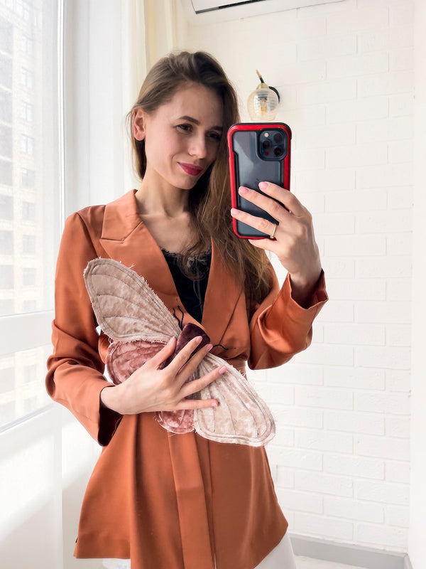 Giant Fabric Moth Sculpture for Home Decor, Butterfly Wall Decor – Silk ...