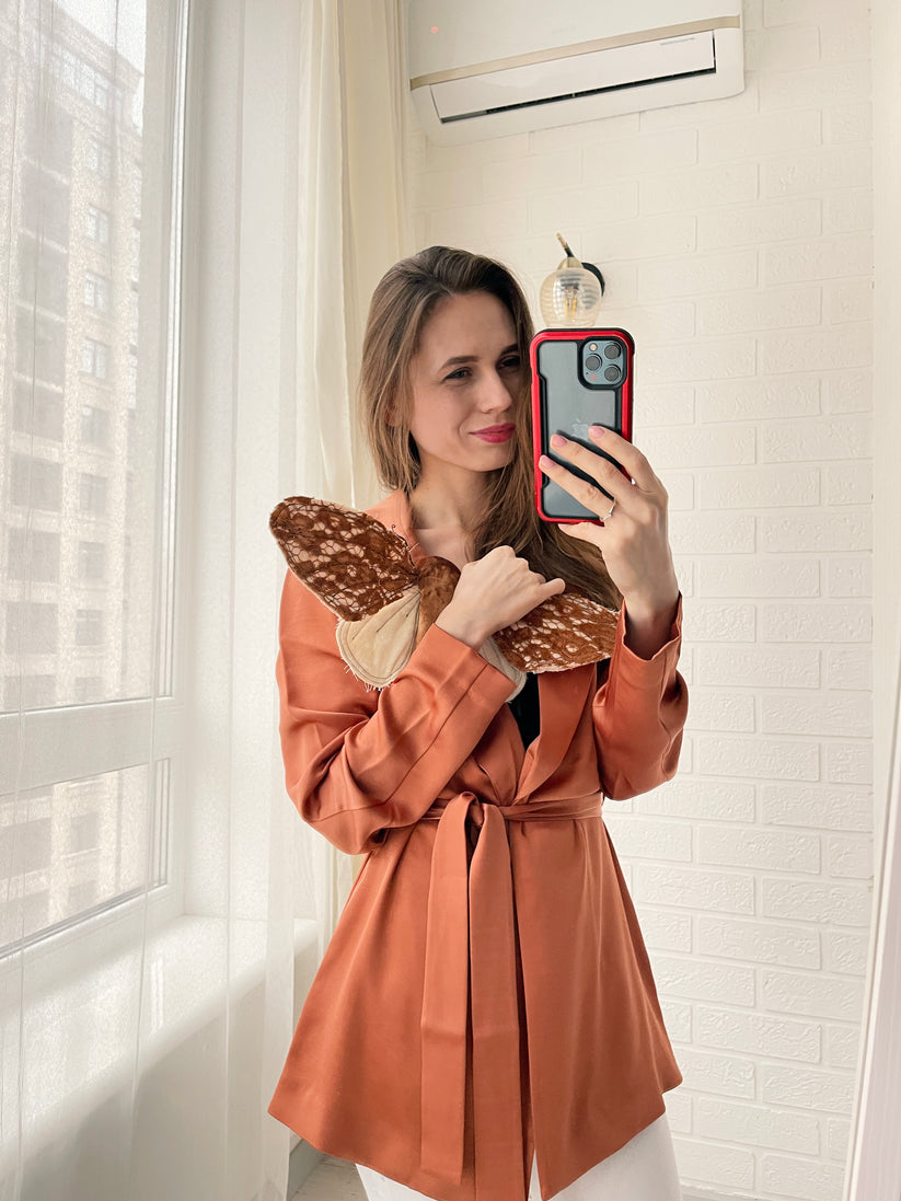 Textile Soft Sculpture Moth, Home Decor Moth, Butterfly Wall Decor ...