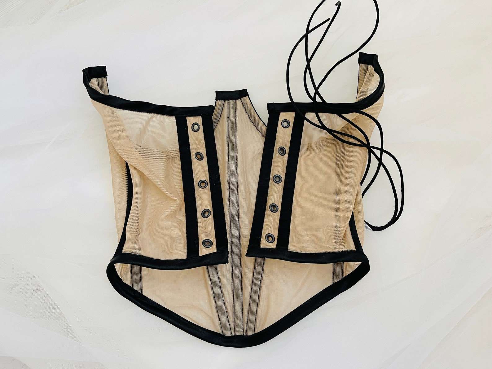 Handmade Cupless Corset Top Perfect Fit According to Your Measurements ...