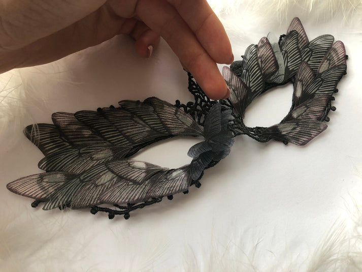 Mask of Silk Butterflies "Maleficent"
